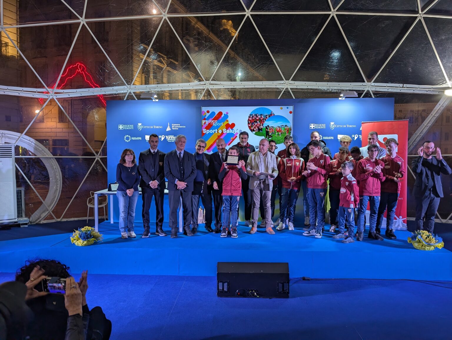 Il Premio Bontempi e Laudi alla squadra 100% UGI Torino - UGI Sito